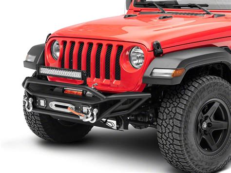 Barricade Trail Runner Front Bumper With Led Fog Lights And 20 Inch Du Barricade Offroad
