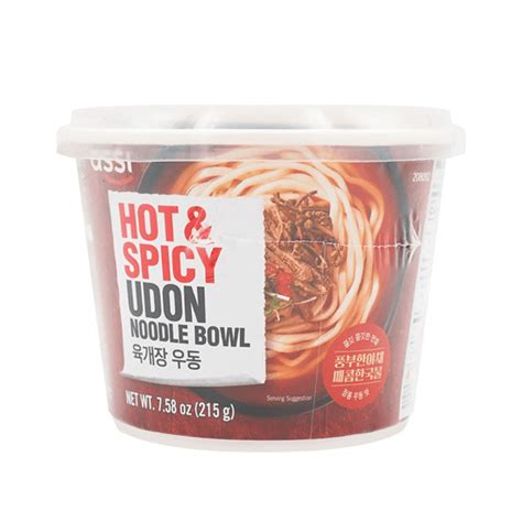 Assi Hot And Spicy Udon Noodles Bowl 215g Umall Australias Largest