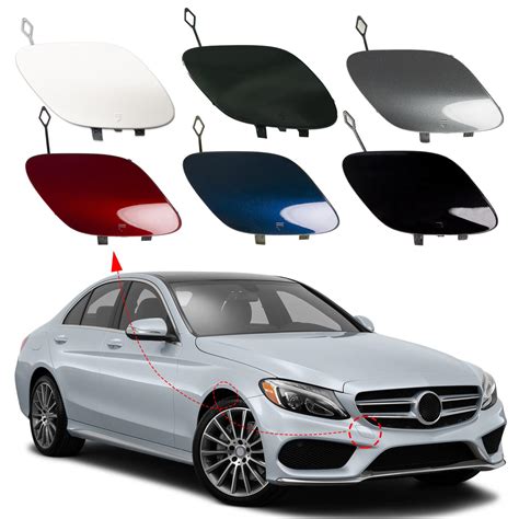 Front Bumper Tow Hook Cover Towing Eye Cap Trailer Cover Fit For