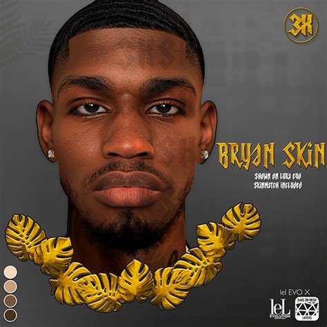 Second Life Marketplace 3x Bryan Skin Bom Evo