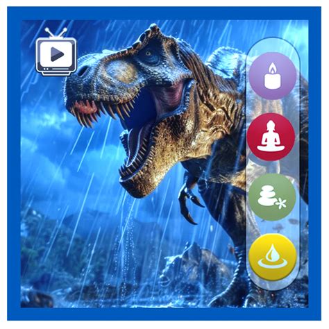 T Rex Dinosaurs Jurassic Jungle Screensaver App On Amazon Appstore