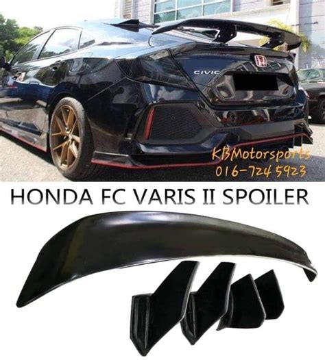 Honda Civic Fc Varis 2 Spoiler Gtwing Car Accessories Accessories On