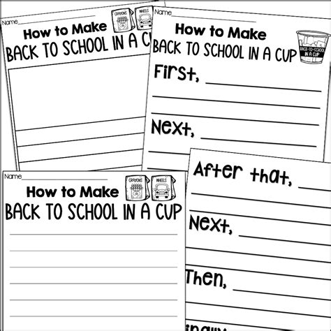 Back To School Snack Activity