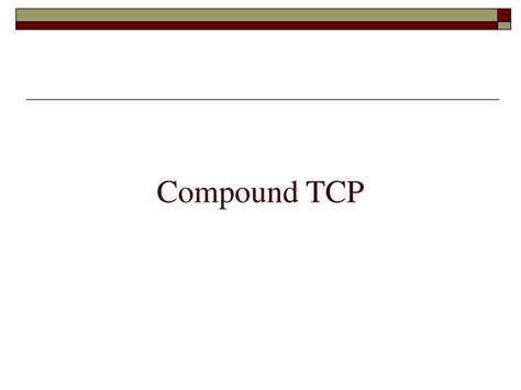 Ppt A Survey Of Recent High Speed Tcp Variants Powerpoint