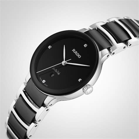 Rado Centrix 305mm Stainless Steel Ladies Watch Black R30026712