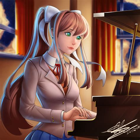 Doki Doki Literature Monika Rtshard