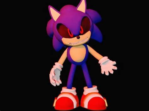 Sonic Exe Evil Sonic The Hedgehog Near No Support Remixed By Hightechlg Makerworld Download