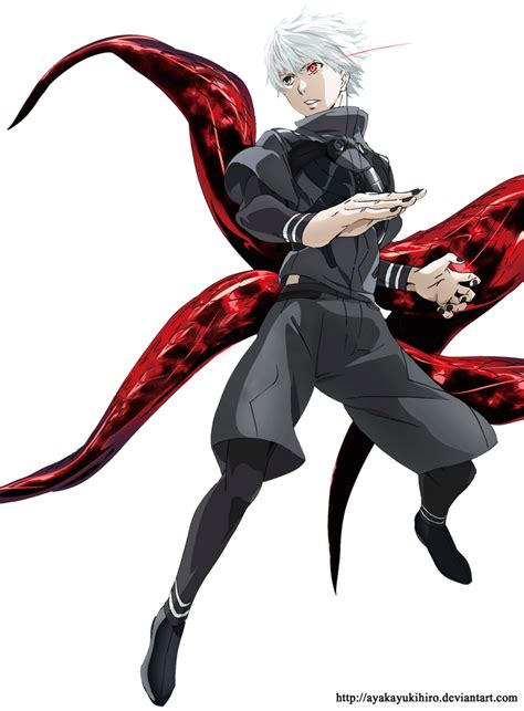 Tokyo Ghoul Kaneki Ken Render Kagune Ver By Ayakayukihiro On Deviantart