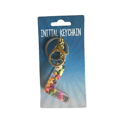 New Kalan Letter L Initial Keychain Ebay