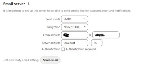 Bug Nextcloud 26 Email Setup No Test Successfully · Issue 37329 · Nextcloudserver · Github