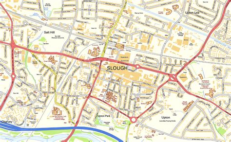 Slough Street Map I Love Maps