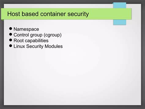 Container Security Ppt
