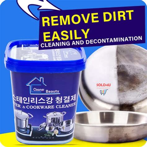 Kitchen And Surface Cleaners Cleaning Paste Cookware Cleaner Home