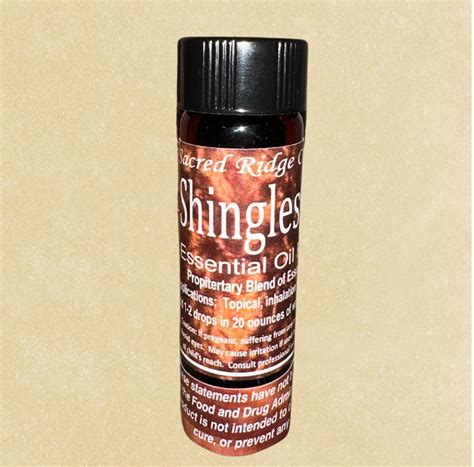 Shingles Aid Essential Oil Blend Sacred Ridge Organic Llc
