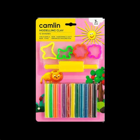 Buy Camlin Modelling Clay 200g Pack Of 6 Shades Non Hardening