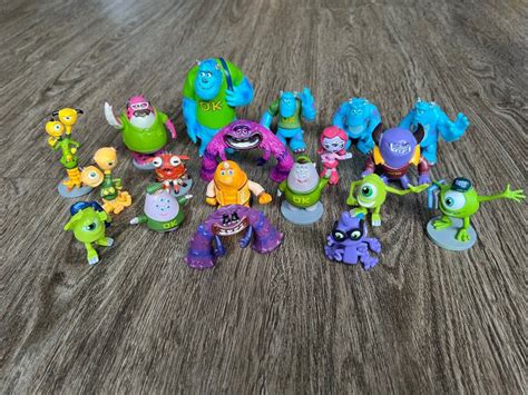 Monster Inc Characters Cake Toppers Hobbies And Toys Toys And Games On