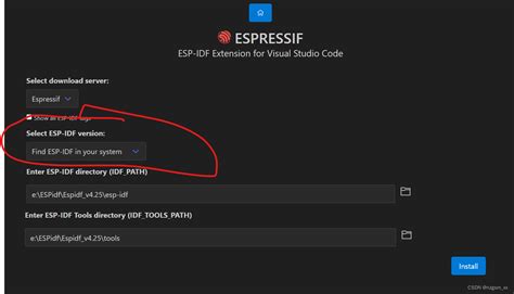 vscode安装esp32 idf教程 一键下载 esp idf 下载 csdn博客