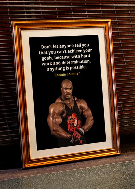 Ronnie Coleman Quotes Affiches Et Impressions Par People Text Printler