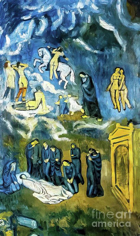 Evocation By Pablo Picasso 1901 Painting By M G Whittingham Pixels Merch