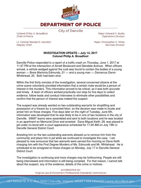 Keith Dana Arrest Statement Pdf Federal Bureau Of Investigation