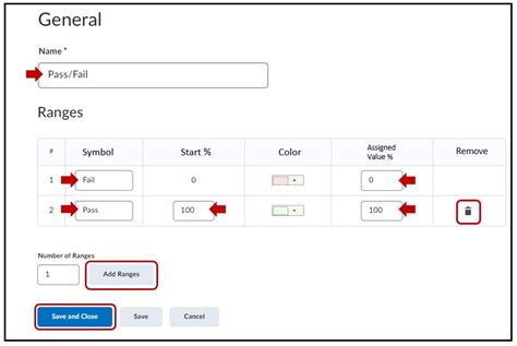 Grades How To A Create Passfail Grading Scheme Bcit Tech Help