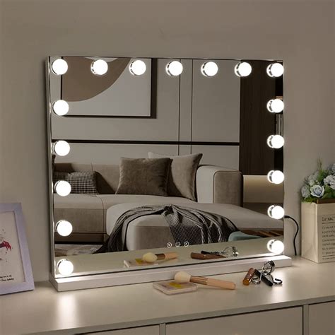 Beahome Makeup Mirror With Lights Hollywood Vanity Mirror Hollywood