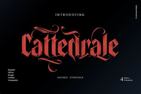 45 Best Gothic Fonts For Design Projects Gothic Font Free Medieval