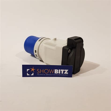 Pce 16a Plug Adapter Showbitz