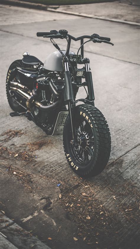 Brow Handlebars Aggressive Harley Sportster Drag Bars For A Mean