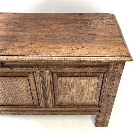 Lot 174 An Oak Coffer