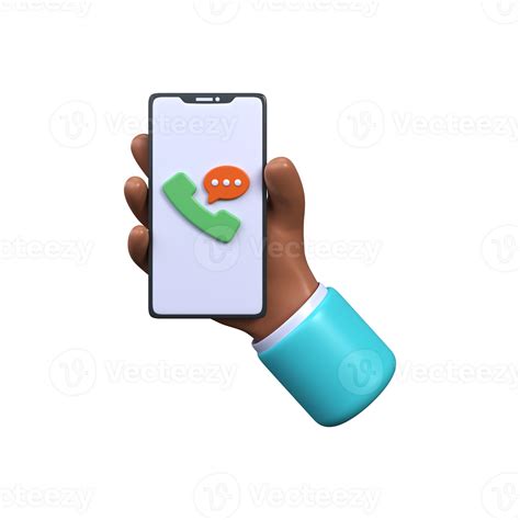 3d Call Center Icon And Bubble Talk Talking On The Phone 24854099 Png