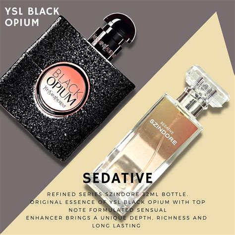 Sedative Refined Series Of Ysl Black Opium Perfume Malaya