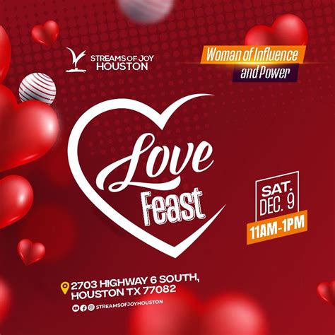 Love Feast Church Flyer