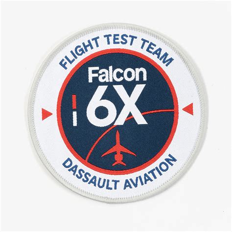 Falcon 6x Woven Patch — Dassault Aviation Ame