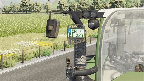 Fendt Licenseplate Holder For Fendt Favorit Vario Prefab V1 1 0 0