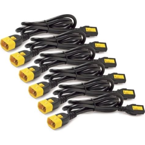 Ap8704s Ww Apc C13 To C14 Locking Power Cord Kit X6 1 2m