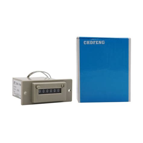 6 Digit Electromagnetic Pulse Counter DC 3 5W AC3W Grandado