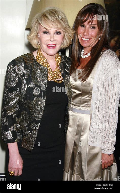 Joan Rivers And Her Daughter Melissa Rivers Opening Night Of Debbie