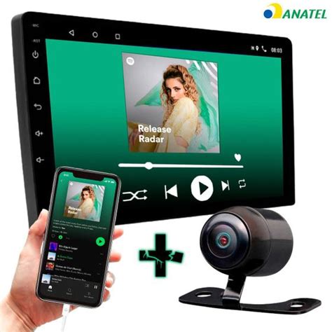 Multimidia Honda City Bluetooth Usb Espelhamento 9 Polegadas Poliparts Central Multimídia