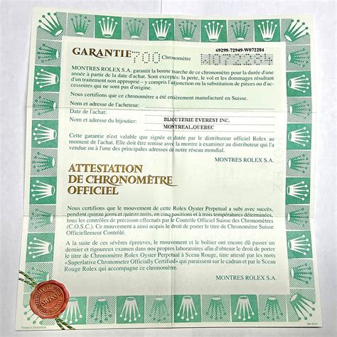 Rolex Filled Certificate Natiluxia