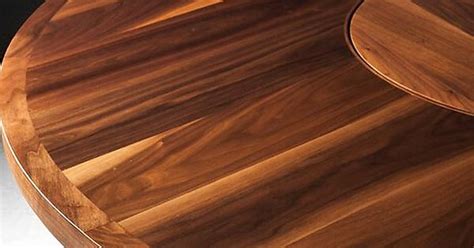 Walnut Dining Table Surface With Lazy Susan Imgur