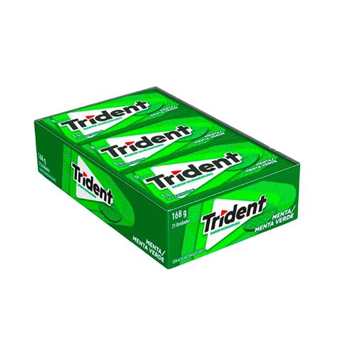 Chiclete Trident Menta 21 Unidades