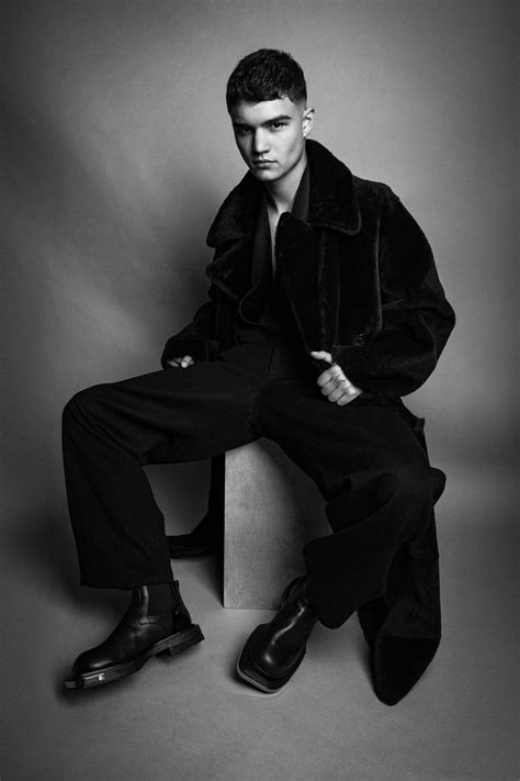 Exclusive Male Model Noah Connor At Img By Pat Supsiri In Emporio Armani Autumn Winter 2024