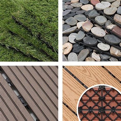 Classical Flooring Tile Interlocking Composite Outdoor Flooring