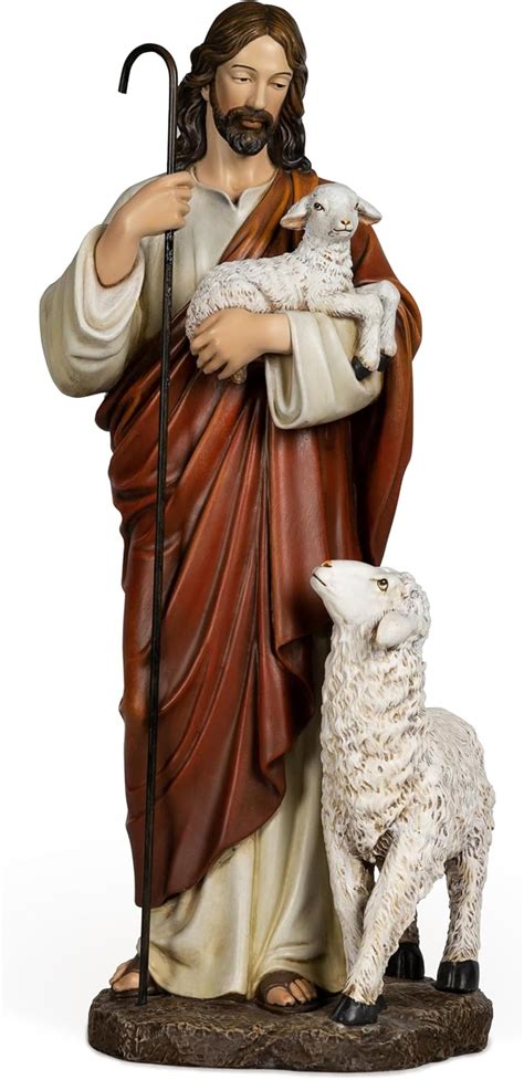 Bc Catholic The Good Shepherd Statue 205 H Jesus Christ
