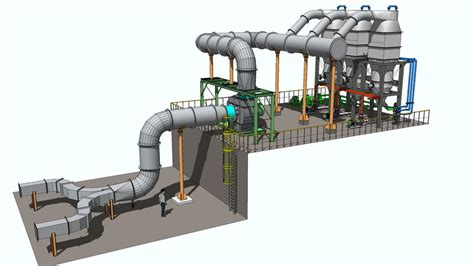 Hot Gas Cooler Separator 3d Warehouse