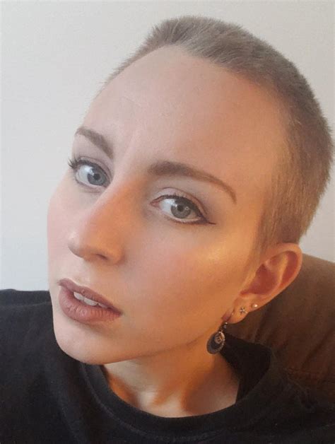 Had A Pixie Already And Had To Buzz It All Off For A Theater Role Do You Guys Think I Pull It