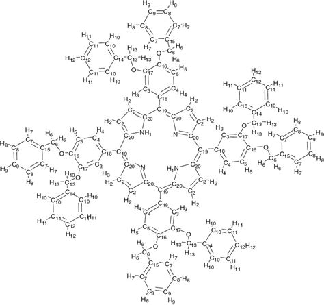A Numbering Scheme For Hydrogen And Carbon Atoms Of Download