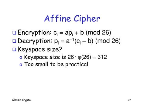 Ppt Classic Crypto Powerpoint Presentation Free Download Id3029335