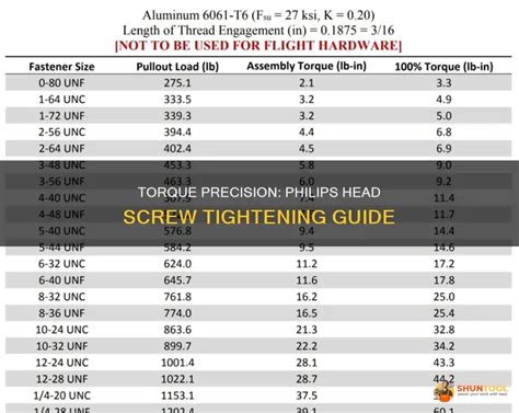 Torque Precision Philips Head Screw Tightening Guide Shuntool